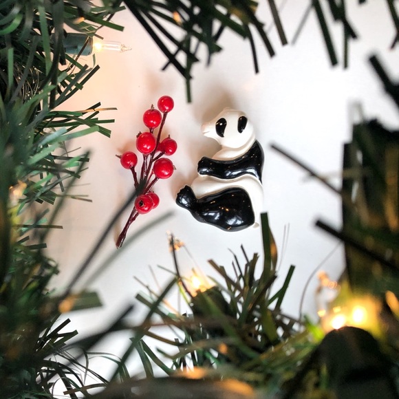 Jewelry | Vintage Panda Pin | Poshmark